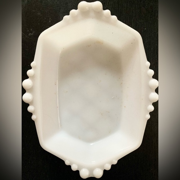 Anchor Hocking | Dining | Vintage Anchor Hocking Milk Glass Diamond Dot ...